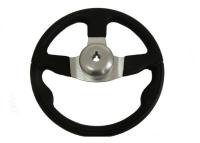 China PE Foamed Handle Sailboat Steering Wheel With Center Cap for sale