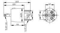 China Diesel Engine Marine Steering Kit Up To 150HP Two Tubes In Length Of 8 Meters for sale