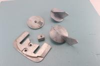 China Custom Made Boat Zinc Anodes , High Purity Zinc Sacrificial Anodes On Ships for sale