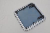 China 575x575mm Anodized Aluminum Square Hatch Porthole With Tempered Glass For Marine Boat Yacht for sale