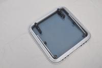 China 525x525mm Anodized Aluminum Square Hatch Porthole With Tempered Glass For Marine Boat Yacht for sale
