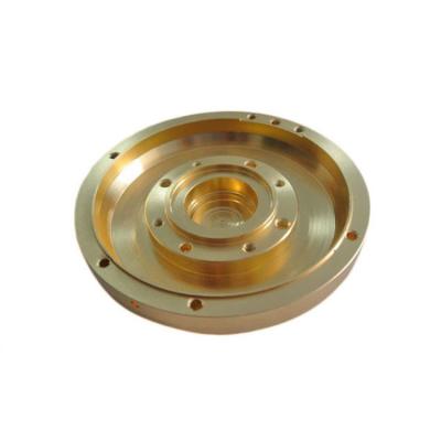 China Tolerance 0.1mm Broaching CNC Turning Machining Parts Copper Brass for sale