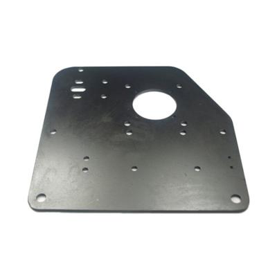 China Black Side Front Back Base Plate Panel Cover Ra1.6 Custom Stainless Steel Parts for sale