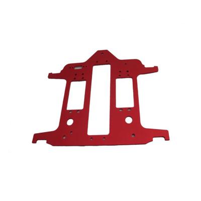 China Micro Metal Machining Service Anodized Red Ra3.2 CNC Aluminum Parts for sale