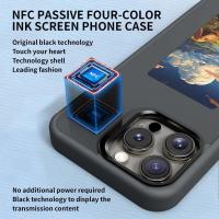 China E-Ink NFC Mobile Phone Protective Screen Cover For IPhone 13 14 15 Pro Max Anti Drop for sale