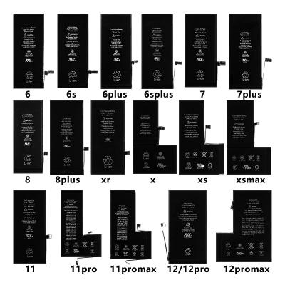 China Lithium Cellphone Rechargeable Phone Batteries For Iphone 6plus 6s 7plus X Xr Xs Xsmas for sale