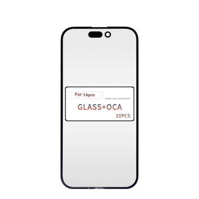 China Custom Mobile Phone Front OCA Glass Frame For Iphone 14 Pro for sale