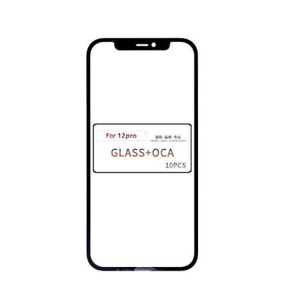 China 12pro Iphone OCA Touch Glass Outer Screen Cell Phone Parts for sale