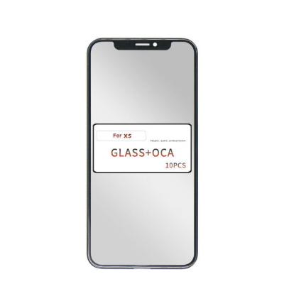 China 100% Tested Front Glass Lens With Oca for Iphone X Xs Affordable and Durable for sale