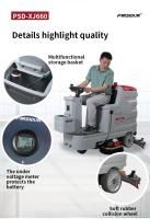 China Customized Auto Scrubber Floor Machine Cleaner 250KG for sale