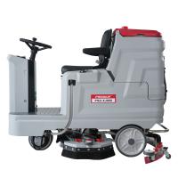 China Commercial Cordless Battery Powered Ride On Floor Sweeper Riding Scrubber Machine for sale