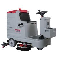China Industrial Automatic Cordless Ride On Floor Sweeper Scrubber Cleaning Machine for sale