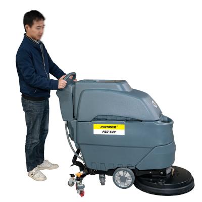 China 500W Vacuum Garage Floor Scrubber Self Driving ODM for sale