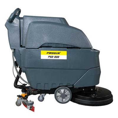 China AMTEK Garage Floor Scrubber Walk Behind Cleaning Machine 170kg for sale