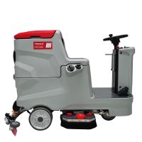 China Supermarket Ride On Floor Sweeper Cleaning Machine Automatic 24V for sale