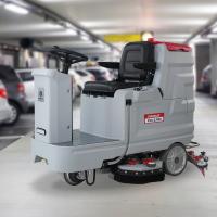China Red ABS Material Commercial Auto Scrubber Automatic Floor Cleaner Sweeper for sale