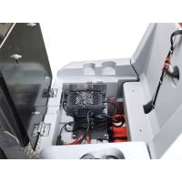 China Red Commercial Industrial Walk Behind Floor Scrubber Hand Push Cleaning Machine for sale
