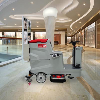 China Ride On Floor Sweeper Scrubber Cleaning Machine For Garage for sale