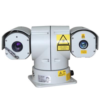 China HD T Shape Laser Camera PTZ Infrared Camera 30X Optical Zoom IP66 IP Rating for sale
