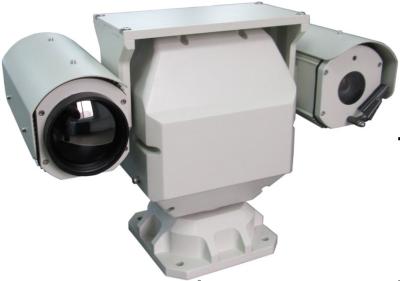 China Rugged Mobile Vehicle Surveillance Dual Vision Infrared PTZ Thermal Camera for sale