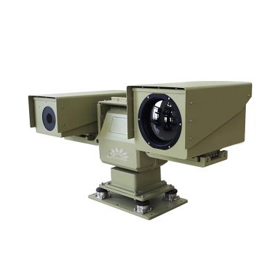 China Grade Ptz Infrared Thermal Imaging Camera Dual Sensor With 9 Hz Frame Rate for sale