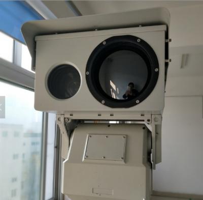 China 2 - 10 Km Infrared Dual Sensor PTZ Thermal Camera 24 Hours Real Time Monitoring for sale