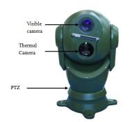 China 30X Optical Zoom Dome Dual Thermal Camera Long Range Ptz Camera For Vehicle Mounted for sale