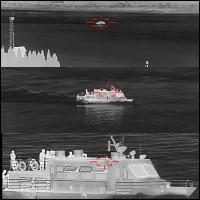 China Dual Sensor Surveillance Camera PTZ Thermal Imaging Camera IP66 Weatherproof for sale