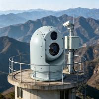 China Uncooled Sensor Thermal Security Camera Less Long Distance Multi Sensor Thermal Camera for Surveillance and Perimeter Security for sale