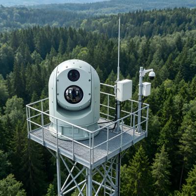 China Uncooled Sensor Thermal Security Camera Less Long Distance Multi Sensor Thermal Camera for Surveillance and Perimeter Security for sale