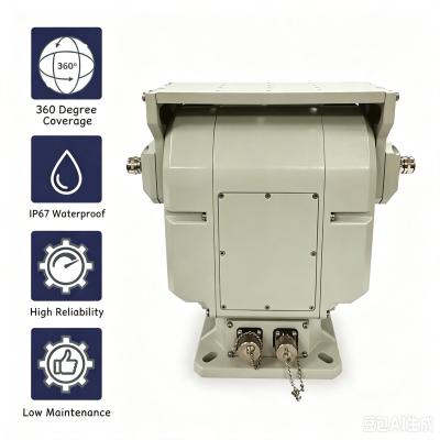China Heavy Duty 30kg Payload Pan Tilt Unit with 360° Continuous Rotation and IP66 Protection for sale