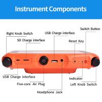 China PQWT-L6000 Multi-Sensor Outdoor Water Pipe Leak Detector 5m Depth 7 Inch LCD for sale
