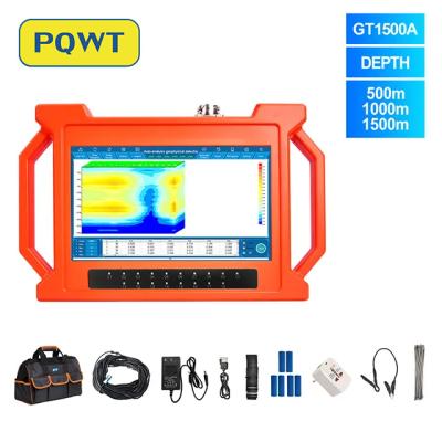 China PQWT-GT1500A 18-Channel Ground Water Detector with 22 Copper Rods and 55m Cable for Deep Underground Survey for sale