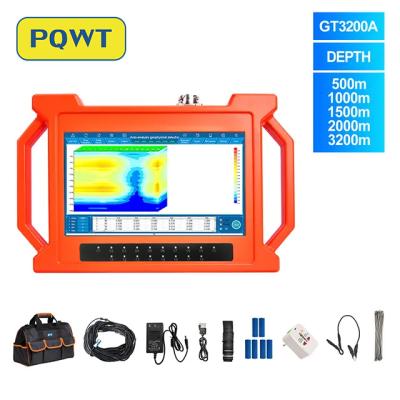 China PQWT-GT3200A Underground Water Detection Instrument - 8th Gen Multi-Channel with 999+ Survey Lines Storage for sale