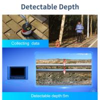 China PQWT CL500 Outdoor Pipe Water Leak Detector with 5M Depth Detection and Wireless Operation for Pipeline Repair for sale
