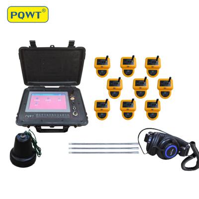 China PQWT CL900 Commercial Water Leak Detector with 9 Wireless Sensors for 8m Pipeline Detection for sale