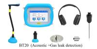 China PQWT BT Series Wireless Leak Detector - 3-in-1 Acoustic Gas Pipeline Locator with 10-Step Gain Control for sale