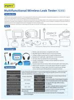 China PQWT BT30 Wireless Multifunctional Leak Detector 5000Hz with Acoustic Gas Pipeline Location for Water Systems for sale