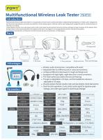 China PQ-BT20 Wireless Acoustic and Gas Leak Detection System for Underground Water Pipes - Dual Detection Technology for sale