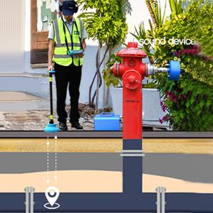 China PQ-BT20 Acoustic Smart Gas Leakage Detector 9m Depth Water & Gas Detection Equipment 20Hz-5000Hz for sale