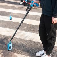 China PQWT LDC 15M Digital Ultrasonic Water Pipe Leak Detector Trolley with 15 Sensors and Android App for sale