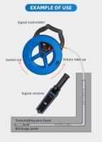China PQ-CD 20 Waterproof Underground Pipe Blockage Detector with 20m Signal Line and 50cm Depth Range for sale