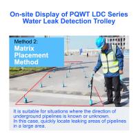 China PQWT-LDC Multi Ultrasonic Water Pipe Leak Detector with 5-20 Sensors for Professional Plumbing Leak Detection for sale