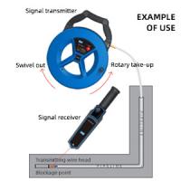 China PQ-CD20 Pipe Blockage Detector 20M Depth with 5cm Accuracy for Construction Pipeline Inspection for sale