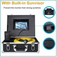 China ABS Pipe Blockage Detector with 7-inch LCD Display and 20m Cable - 1200TVL Camera IP68 Waterproof for sale