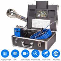 China 20m 1080P HD Pipeline Inspection Camera System with 7-inch Display and DVR Recording for Sewer and Drain Diagnostics for sale