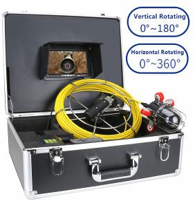 China RIDGID Pipe Camera System with 7-inch Display and 83mm Rotating Camera for 125m Pipeline Inspection for sale