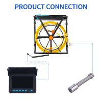 China 10M Plumbing Pipe Inspection System with 17mm Camera Head and 4.3-inch LCD Display for 18mm+ Pipes for sale