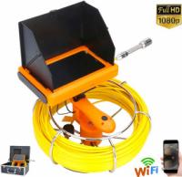 China 7-Inch Sewer Line Inspection Camera with 20m Cable, 1080P HD, 145° Viewing Angle for Pipe and Drain Assessment for sale