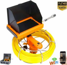 China 7-Inch Sewer Line Inspection Camera with 20m Cable, 1080P HD, 145° Viewing Angle for Pipe and Drain Assessment for sale